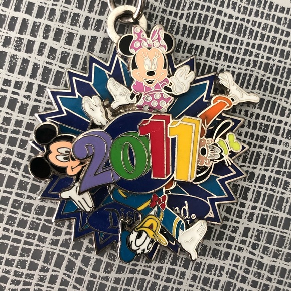 Disney | Accessories | Disneyland Character Spinning 21 Keychain | Poshmark